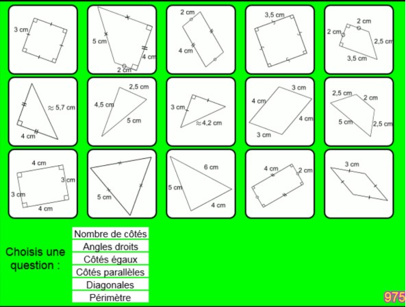 Qui est-ce? (figures géométriques)